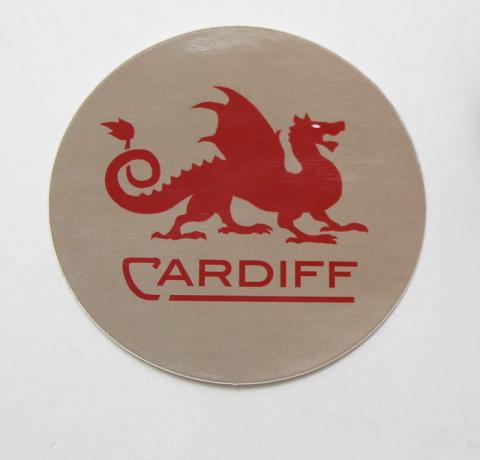 Cardiff Round Sticker | The Merry Sales Co.