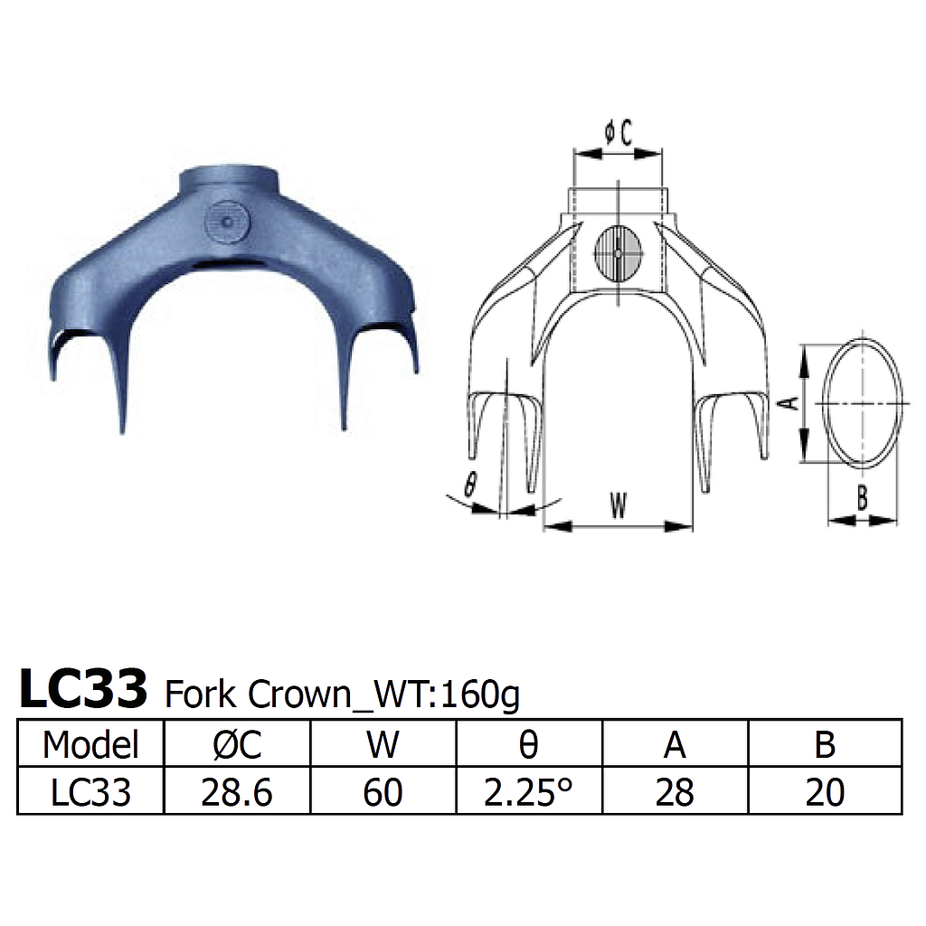 Long Shen Fork Crown (LC33) (28.6) | The Merry Sales Co.