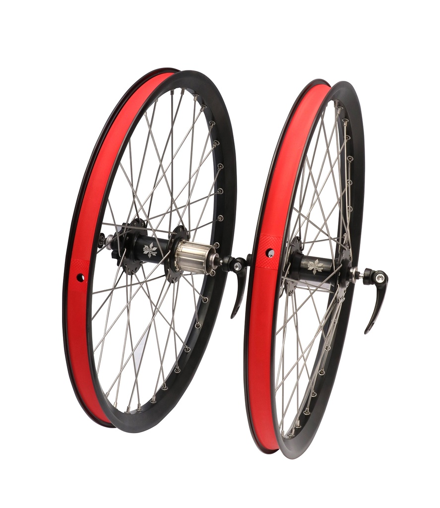 Blacksnow Wheelset Mini Velo 20" Black 32h | The Merry Sales Co.