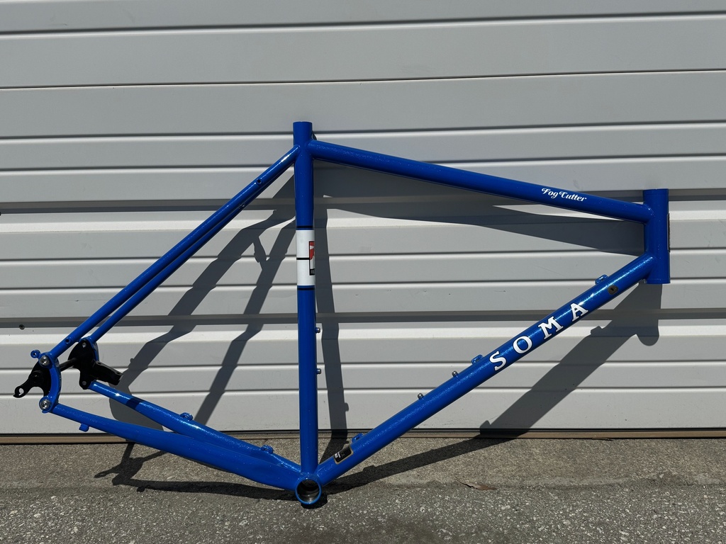 Soma Frame Fog Cutter Cerulean Blue (56cm) - Missing Braze-On | The ...