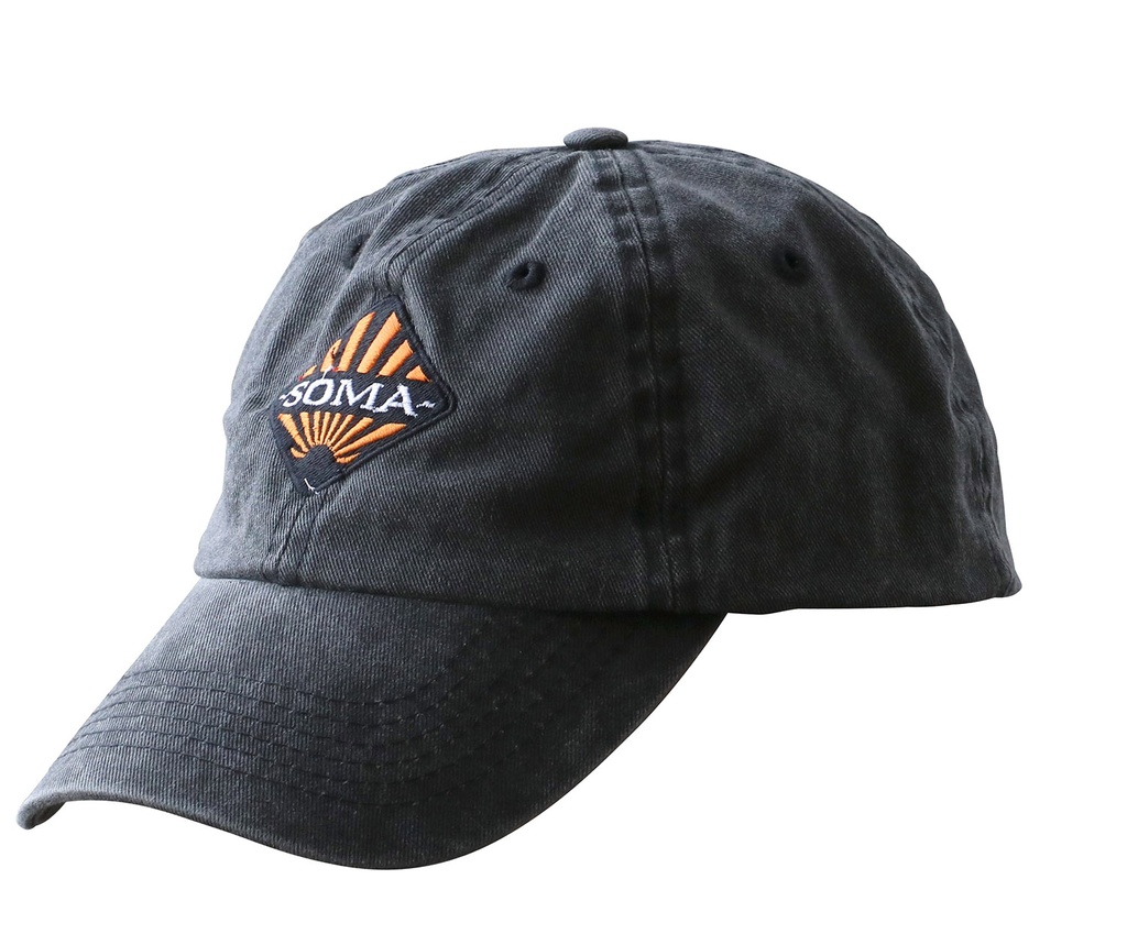 Soma Classic Dad Cap - Washed Black | The Merry Sales Co.